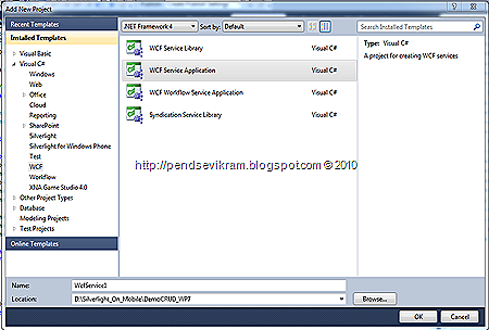 Explore .NET with Vikram Pendse: Silverlight On Mobile : Invoke WCF Service and Data Operations ...